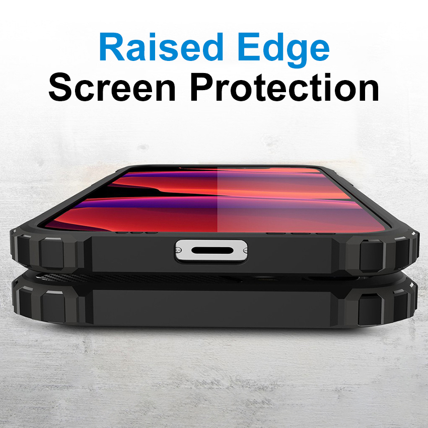 Military Defender Shockproof Case for iPhone 12 / 12 Pro (Black)