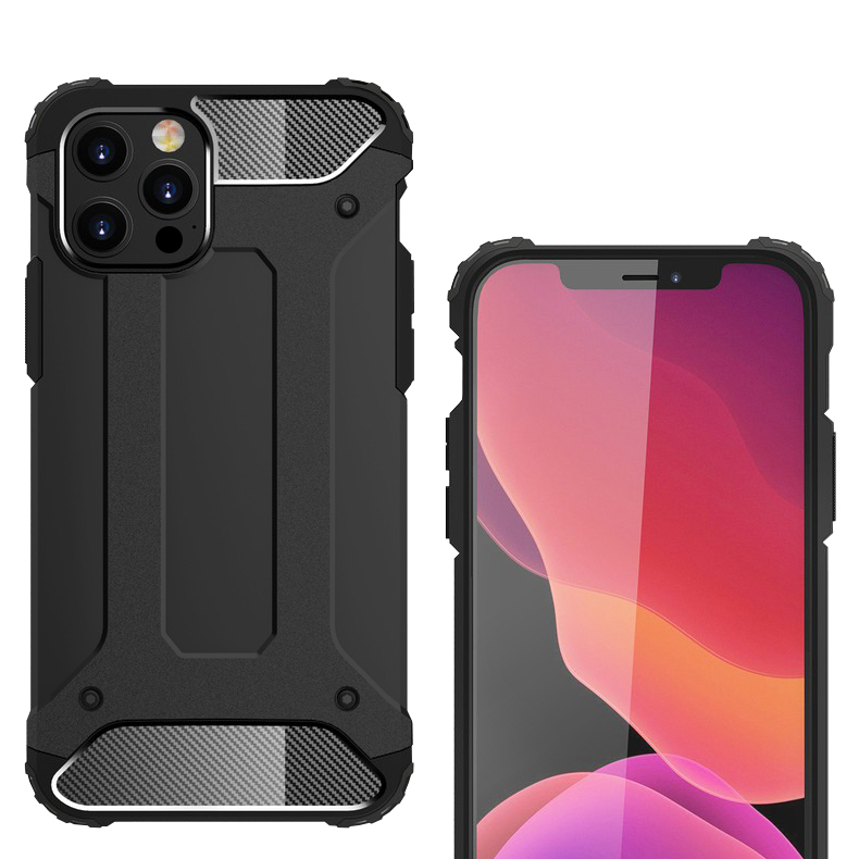 Military Defender Shockproof Case for iPhone 12 Pro Max (Black)