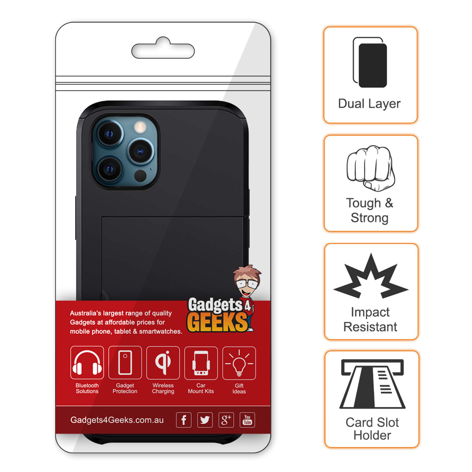 Tough Armour Slide Case Card Holder for Apple iPhone 12 Pro Max