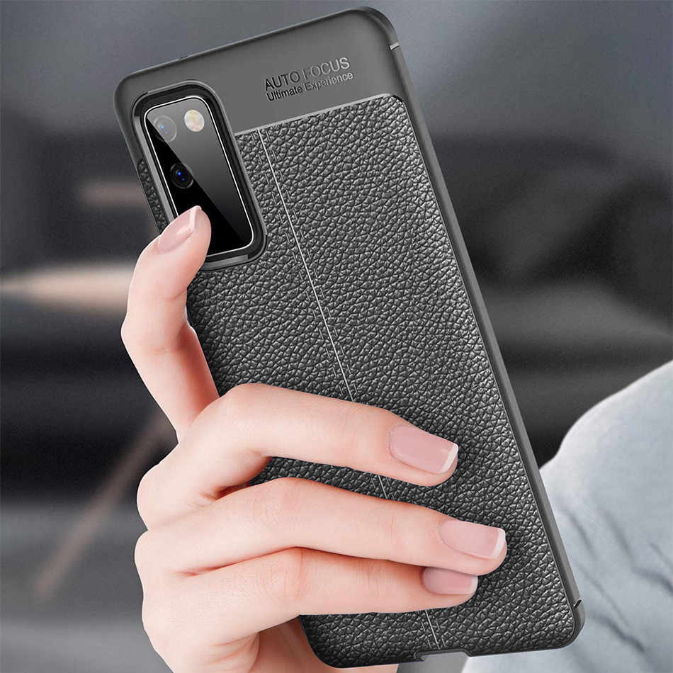 Flexi Slim Litchi Case for Samsung Galaxy S20 FE 5G (Black)