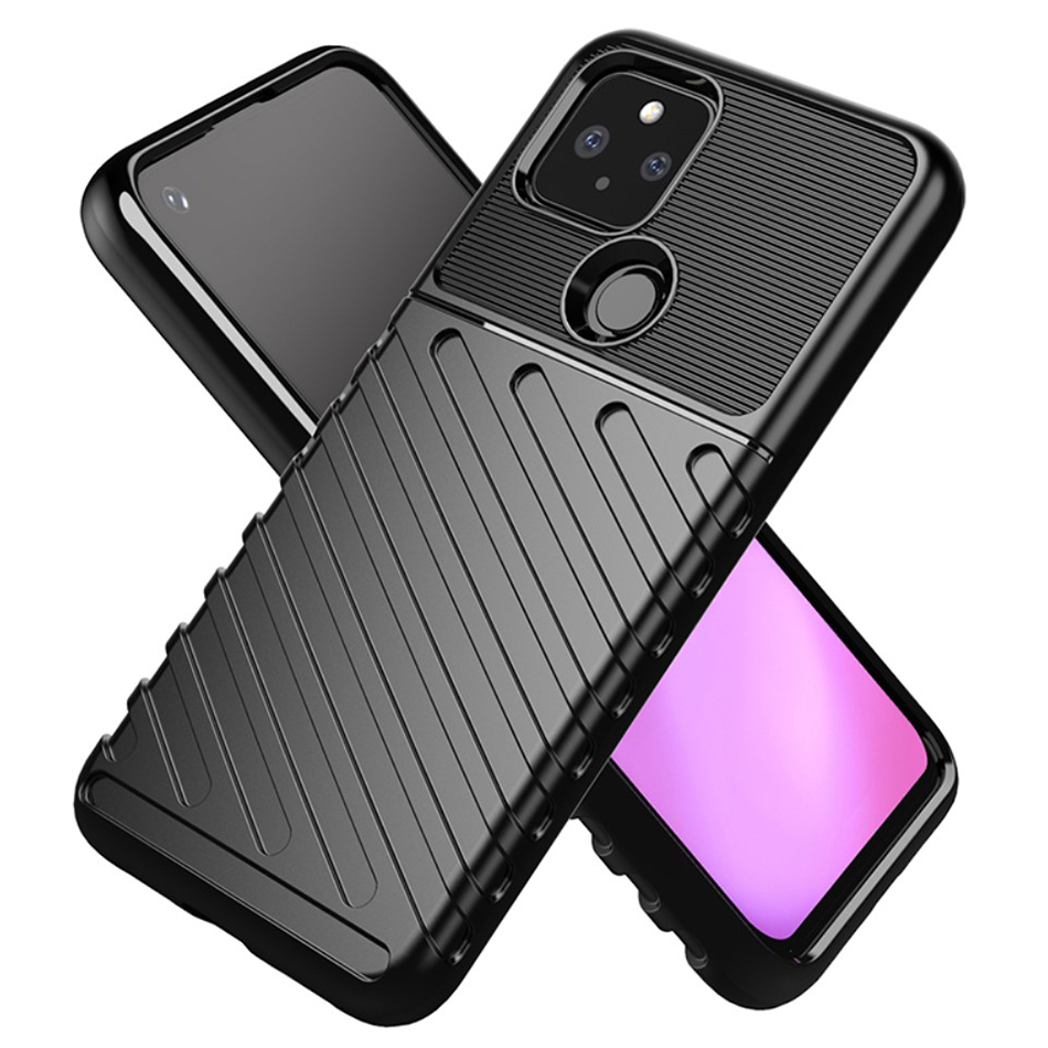 Flexi Thunder Shockproof Case for Google Pixel 5 (Black)