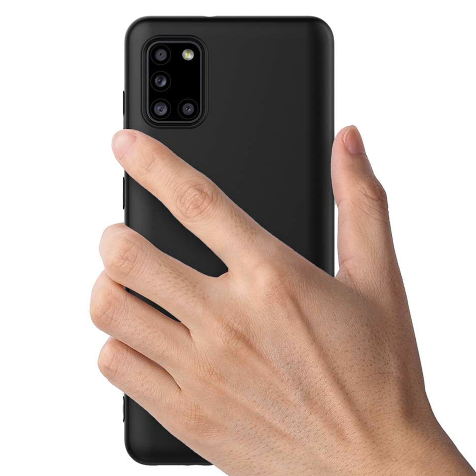 Flexi Stealth Silicone Case for Samsung Galaxy A31 (Black)