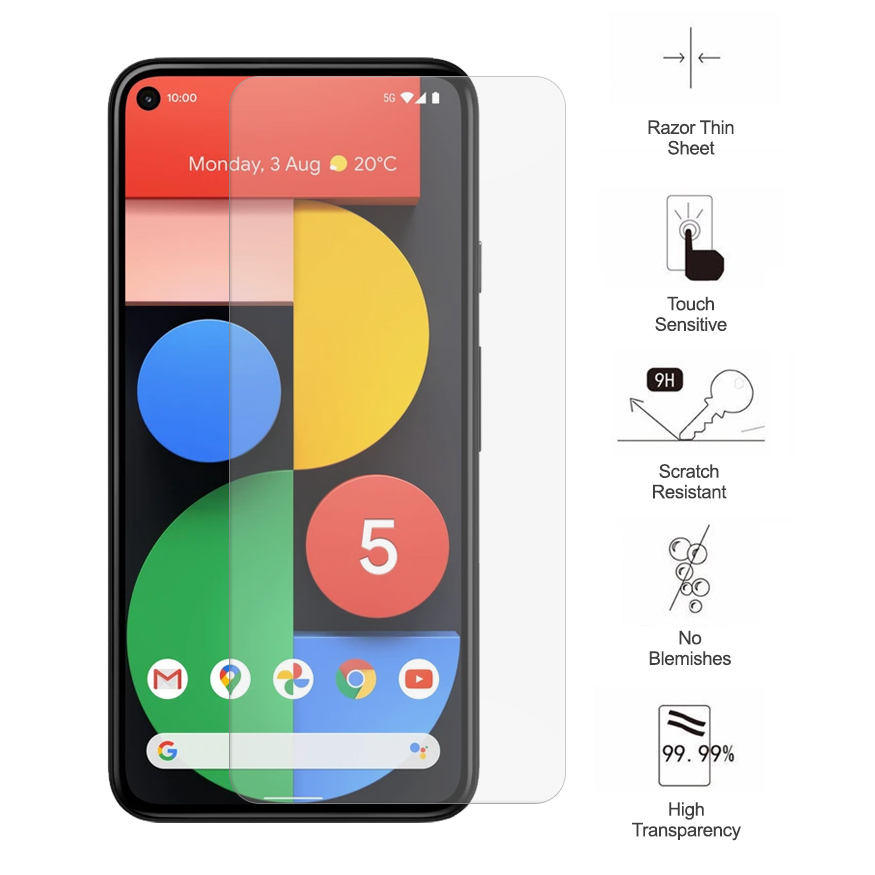 Tempered Glass Screen Protector for Google Pixel 5