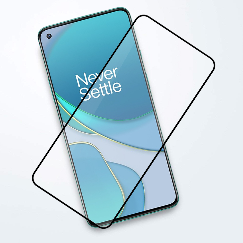 Full Tempered Glass Screen Protector for OnePlus 8T (Black)