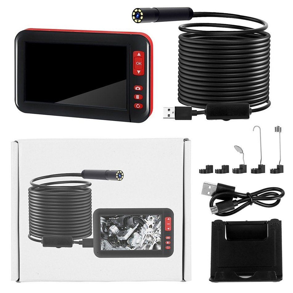 10m Industrial Endoscope Inspection Camera / Display Screen