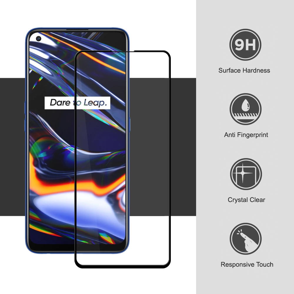 Full Tempered Glass Screen Protector for realme 7 Pro