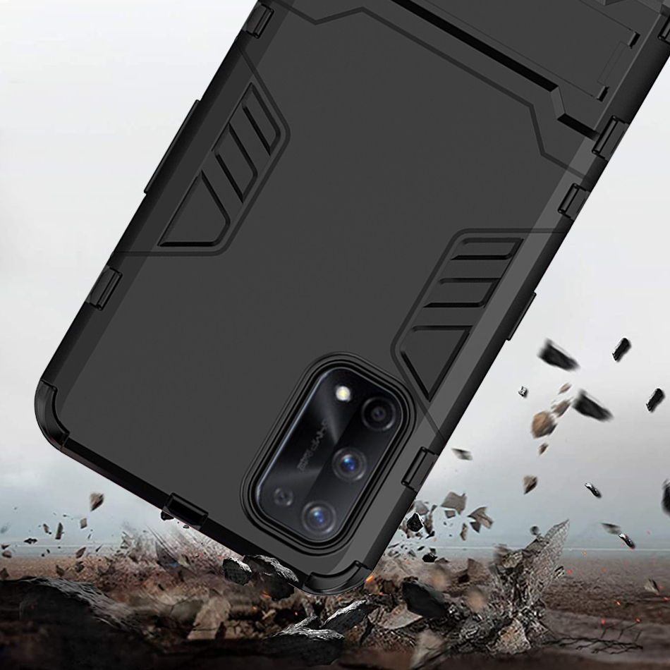Slim Armour Shockproof Case for realme 7 Pro (Black)