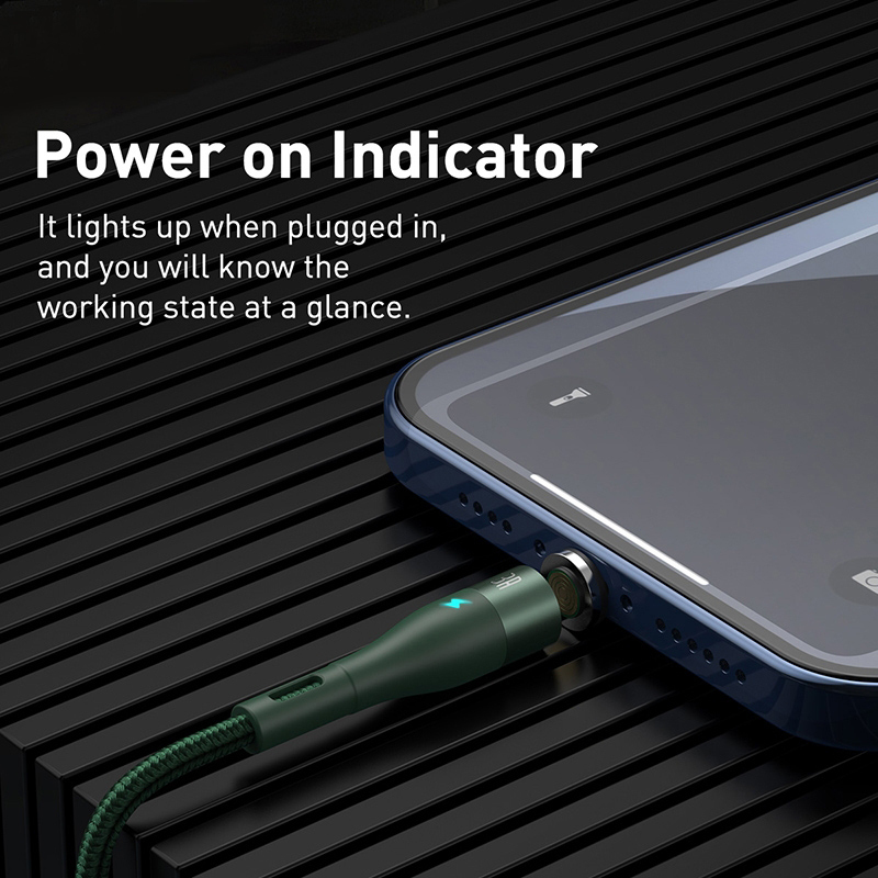 Baseus 2.4A Zinc Magnetic Detachable Lightning Cable (1m)