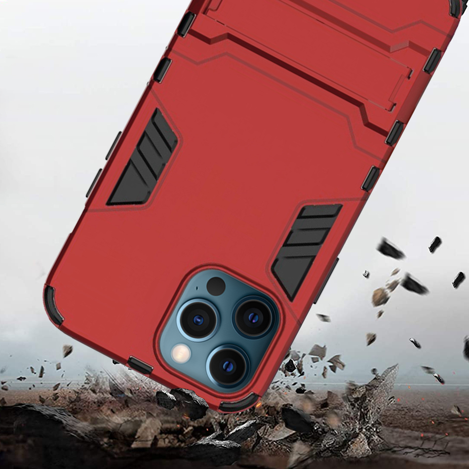 Slim Armour Tough Case for Apple iPhone 12 Pro Max (Red)