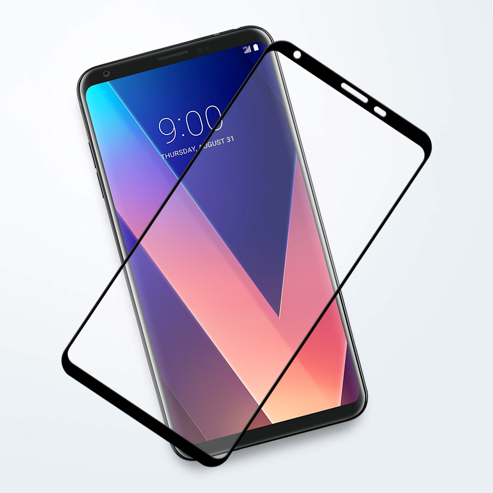 3d Tempered Glass Screen Protector For Lg V30 Black