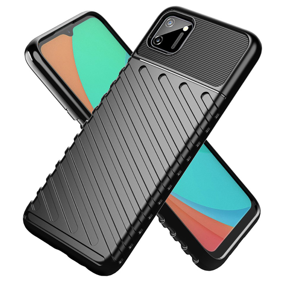 Flexi Thunder Shockproof Case for realme C11 (Black)