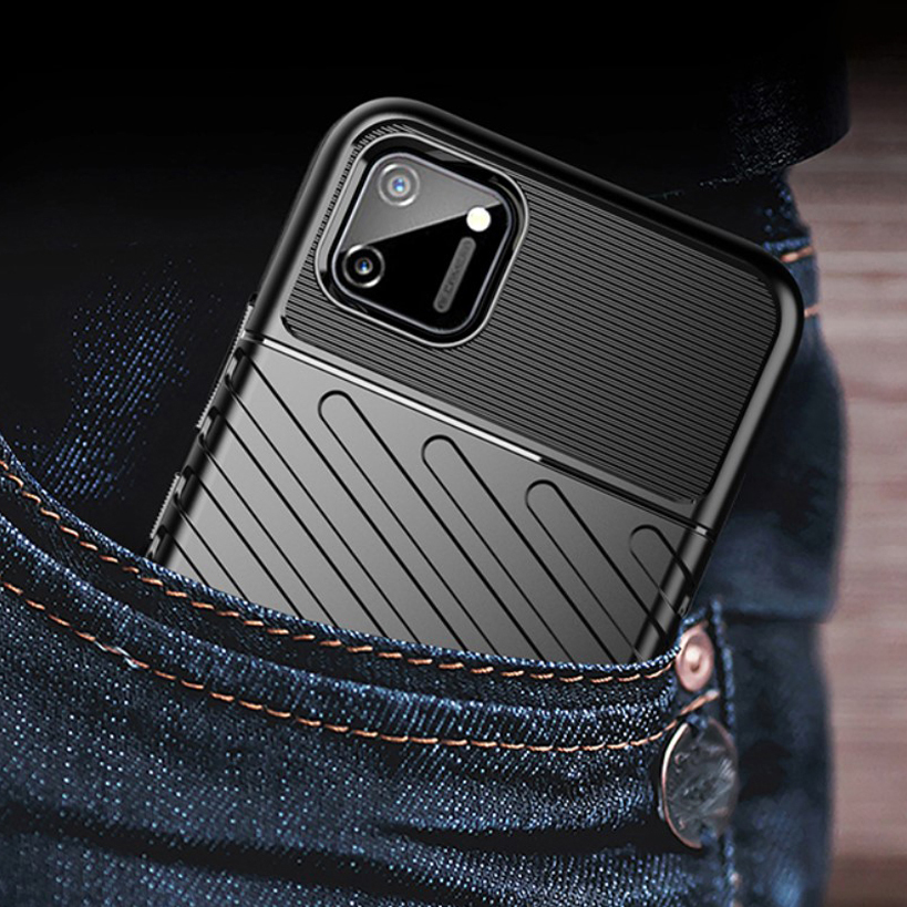 Flexi Thunder Shockproof Case for realme C11 (Black)