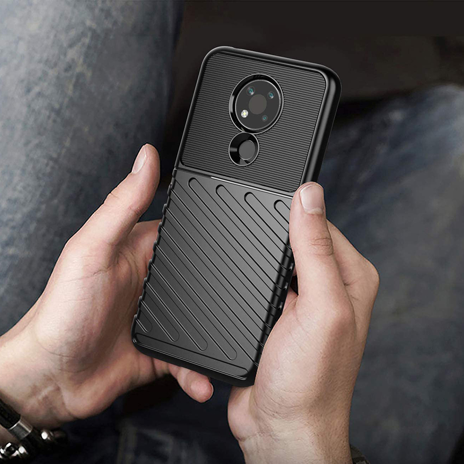 Flexi Thunder Shockproof Case for Nokia 3.4 (Black)