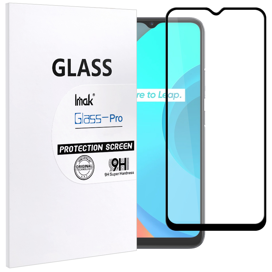 Full Tempered Glass Screen Protector for realme C11 (Black)