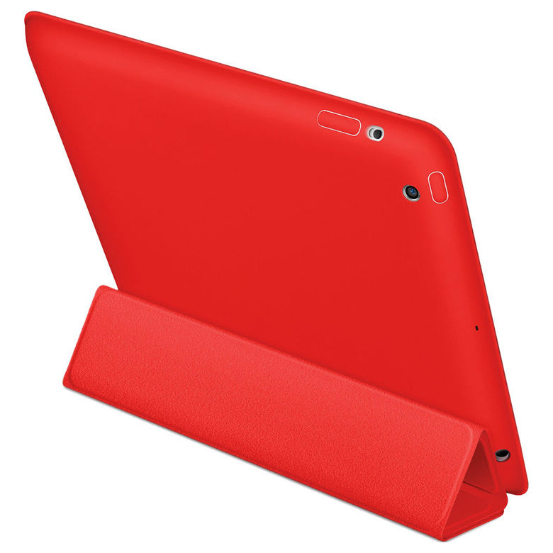 4-fold Smart Case for Apple iPad 4th / 3rd / 2nd Gen (Red)
