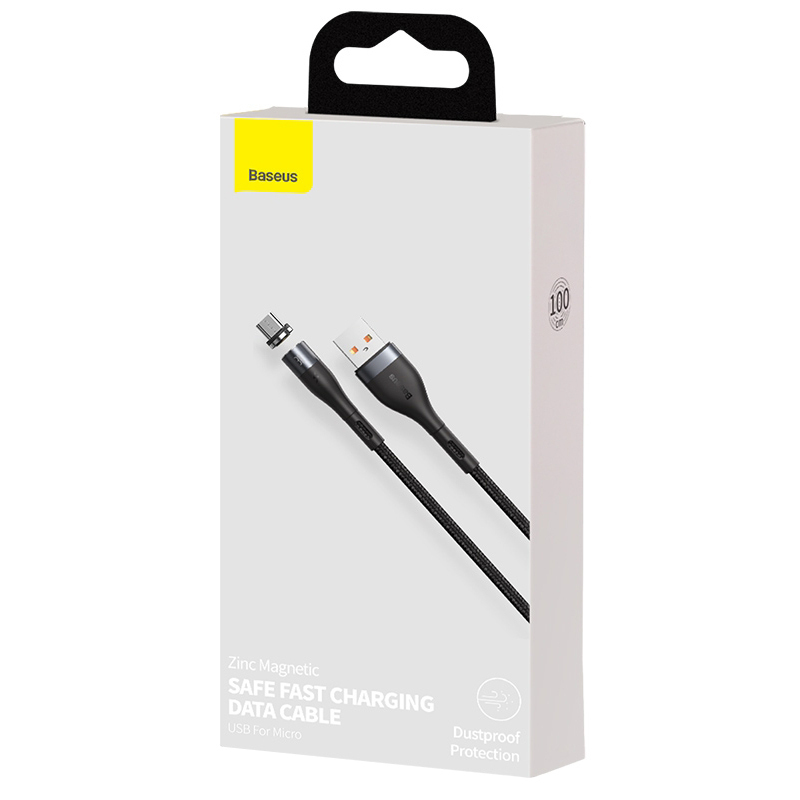 Baseus 2.1A Zinc Magnetic Detachable Micro-USB Cable (1m)