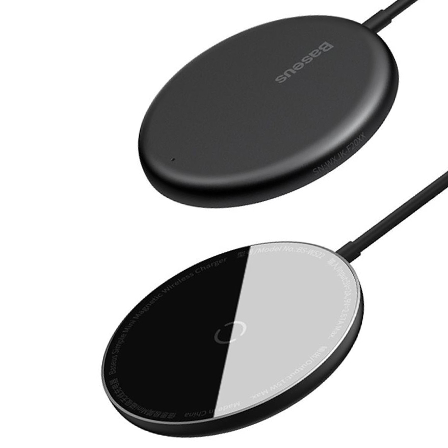 Baseus Simple Mini Magsafe Wireless Charger Pad (Black)