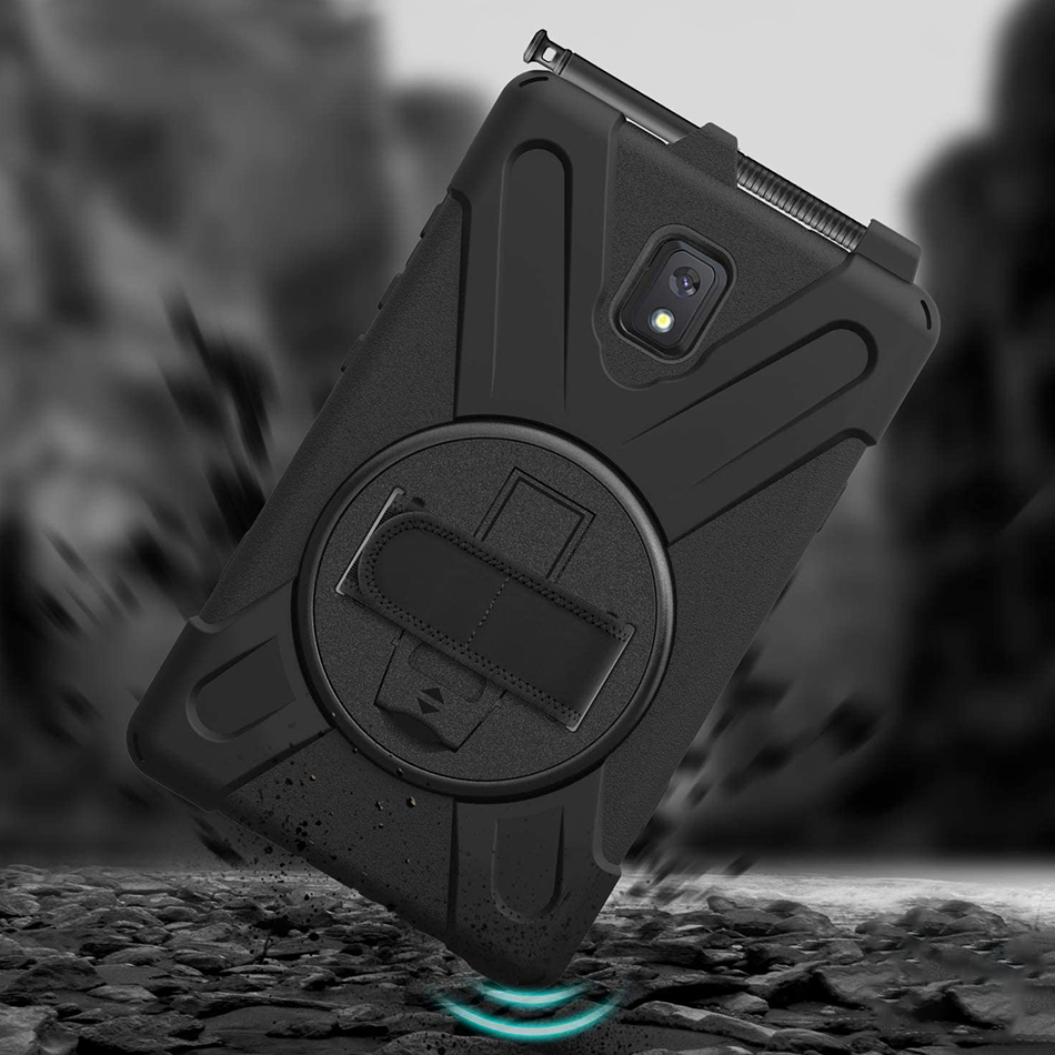 360 Hand Holder Strap Shockproof Case for Galaxy Tab Active3