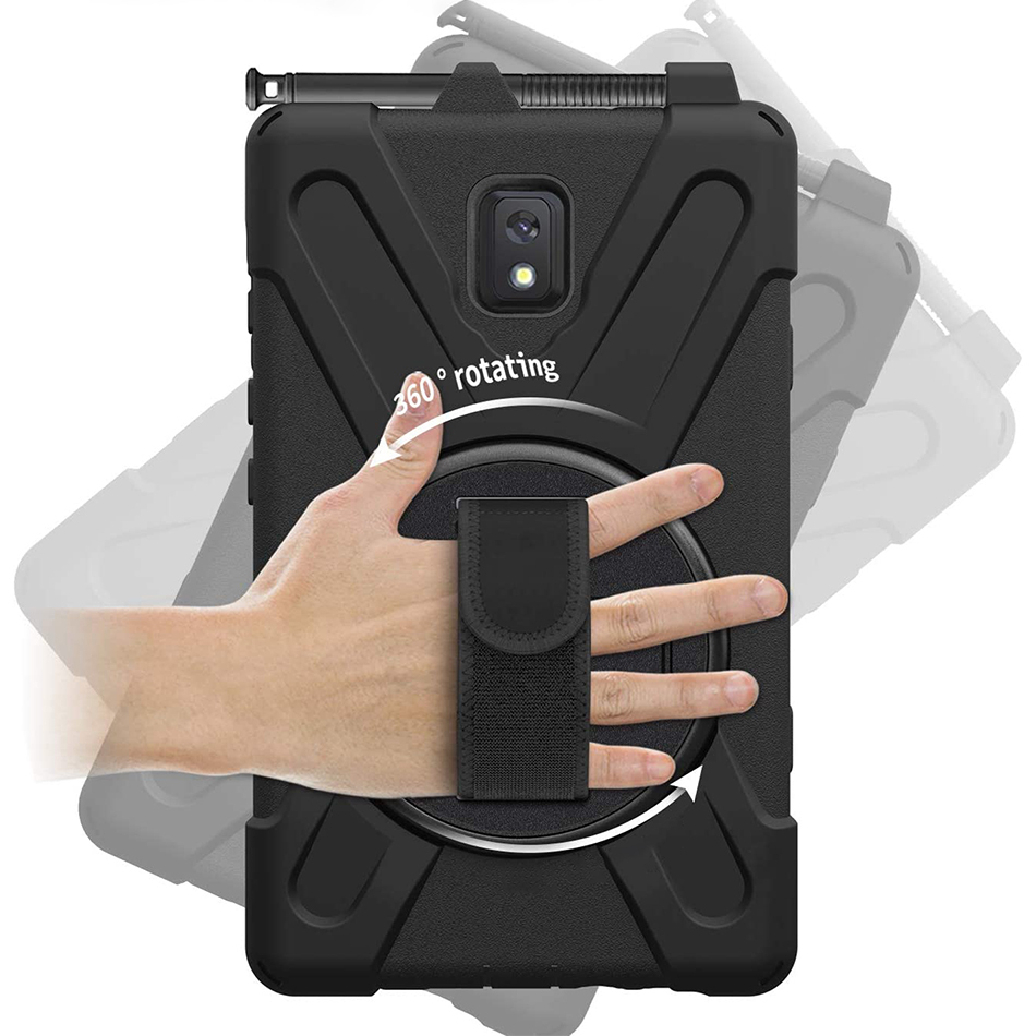 360 Hand Holder Strap Shockproof Case for Galaxy Tab Active3