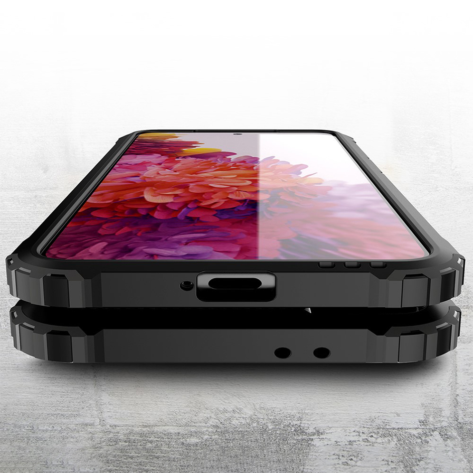 Military Defender Shockproof Case for Samsung Galaxy S21 (Black)
