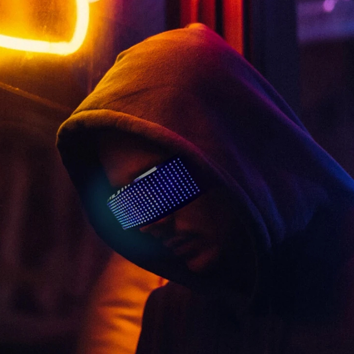 Colour LED Animated Party Glasses / DIY Messages / Bluetooth App