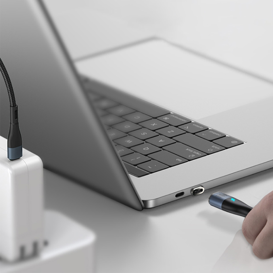 Baseus 100W Zinc Magnetic Detachable USB-PD Type-C Cable (1.5m)