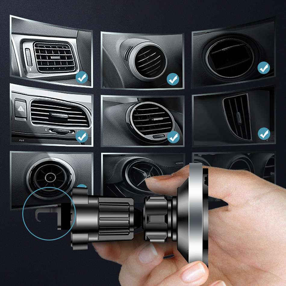 Totu 15W MagSafe Air Vent Car Mount Magnetic Wireless Charger