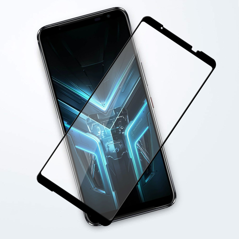 Full Tempered Glass Screen Protector for Asus ROG Phone 3 (Black)