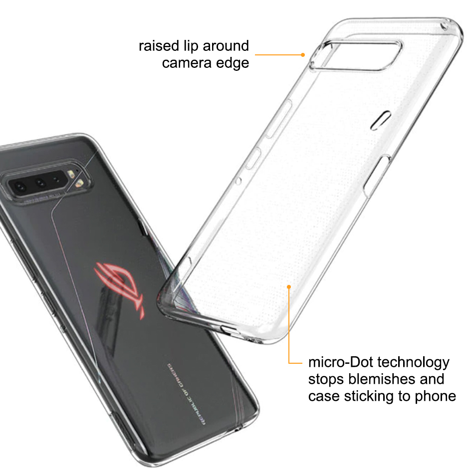 Flexi Slim Gel Case for Asus ROG Phone 3 (Clear)