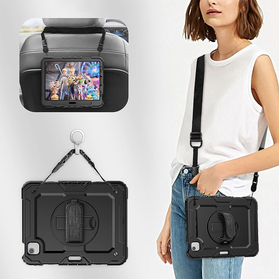 360 Hand Holder Strap Shockproof Case for iPad Air 4th / 5th Gen