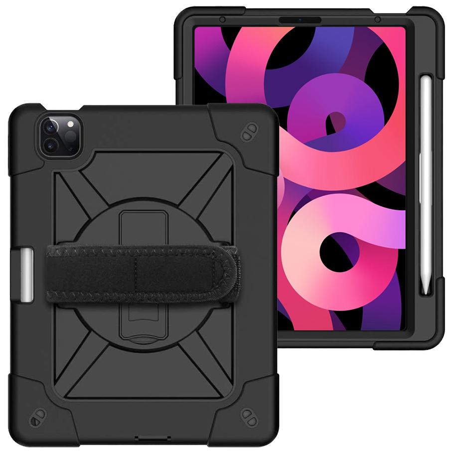 Dual Armour Hand Strap Shockproof Case for iPad Air 4th / 5th Gen