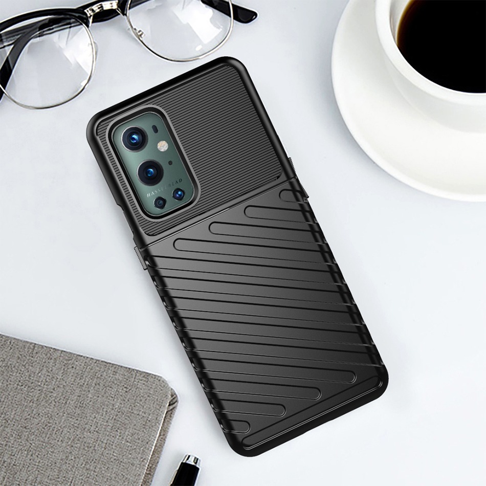 Flexi Thunder Shockproof Case for OnePlus 9 Pro (Black)