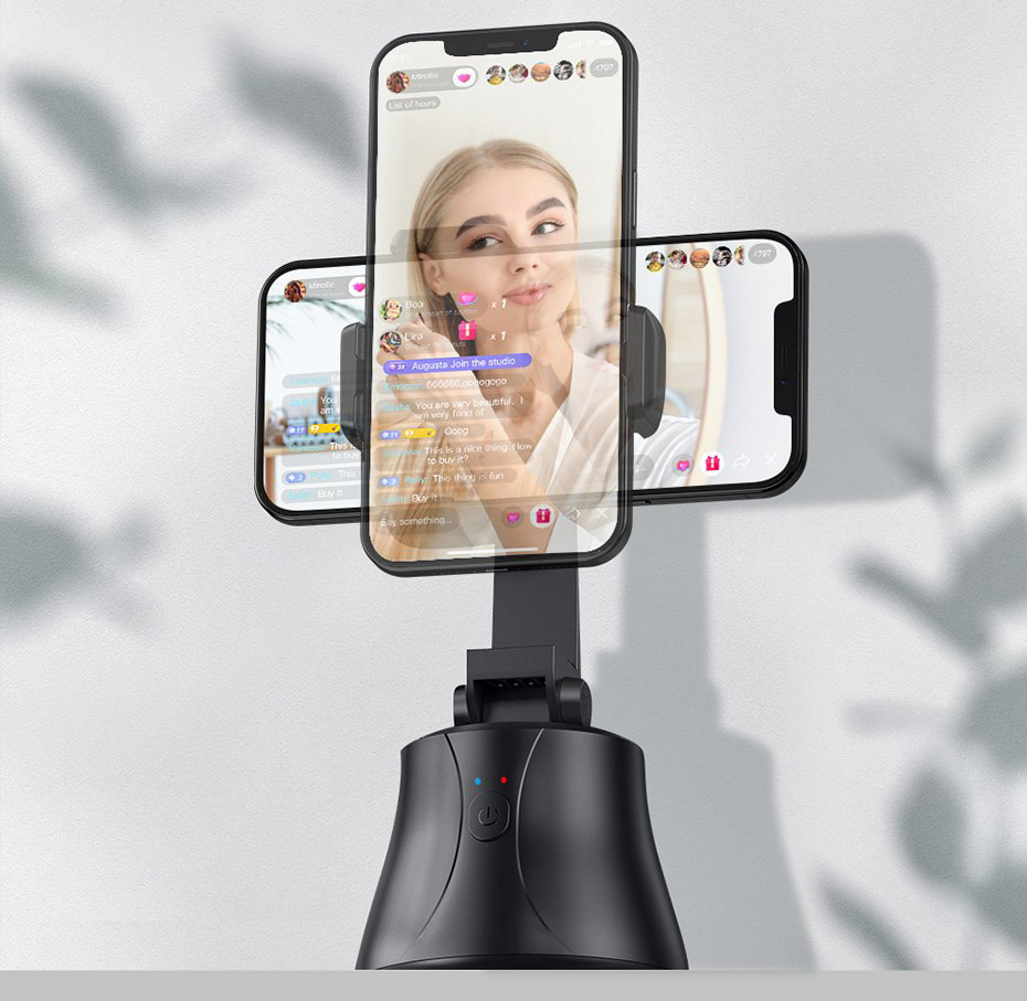 Baseus 360 Auto Follow Rotating Tripod Desktop Stand for Phone