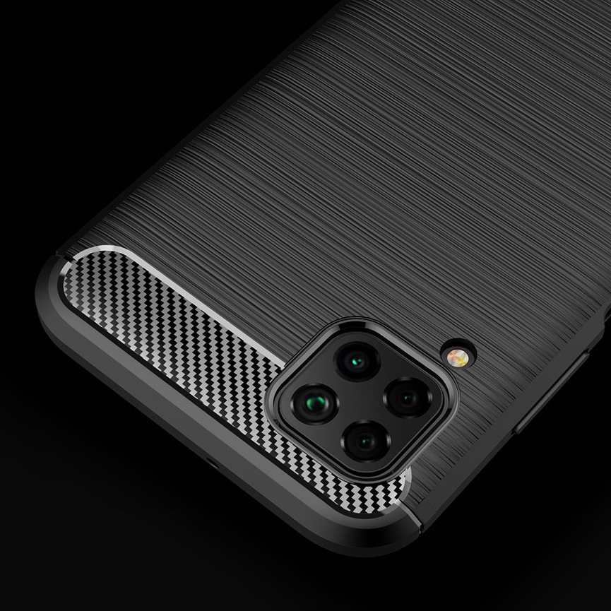Flexi Slim Carbon Fibre Case For Huawei Nova I Black