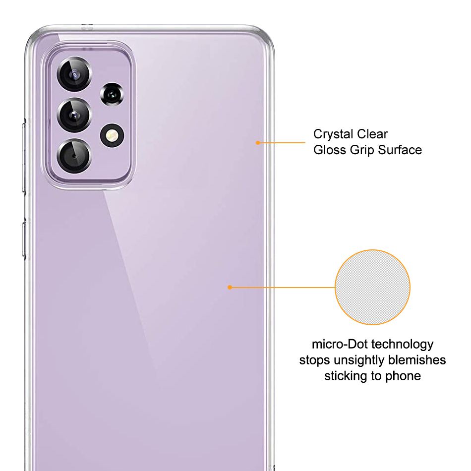 Flexi Slim Gel Case for Samsung Galaxy A52 (Clear)