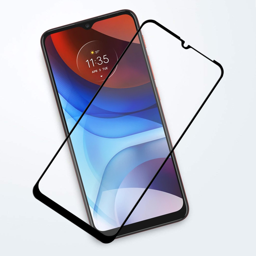 Full Tempered Glass Screen Protector For Moto E7 Power G10 G30