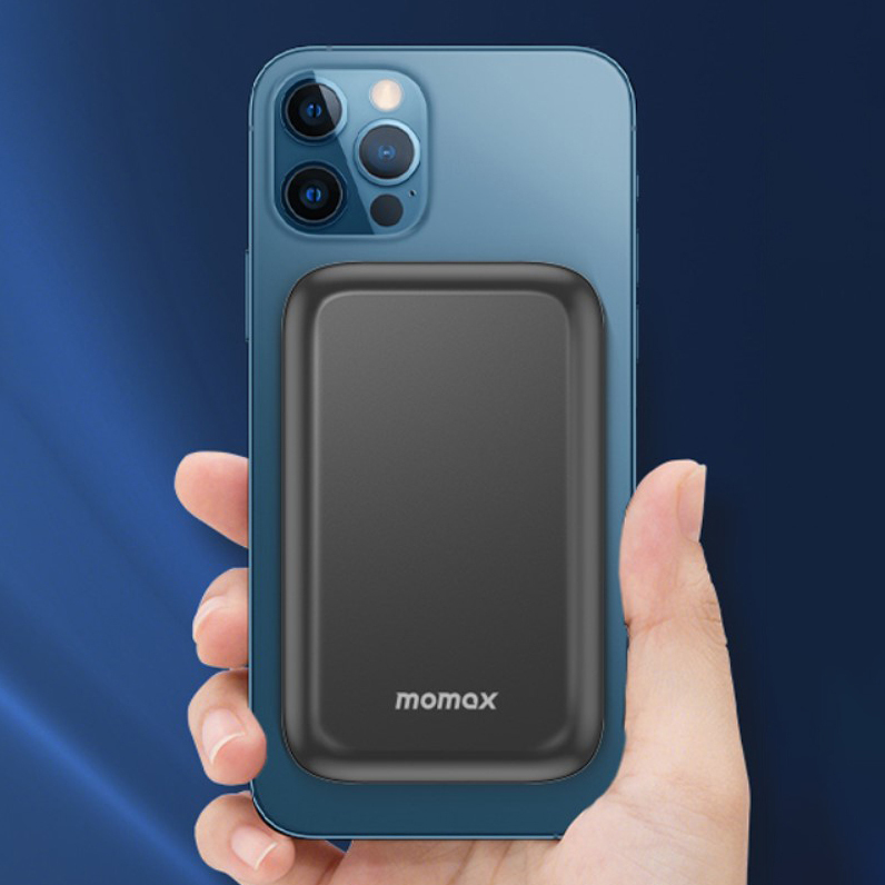 Momax 5000mAh MagSafe Power Bank / USB-C Wireless Charger (Grey)