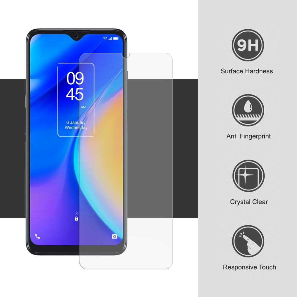 9H Tempered Glass Screen Protector for TCL 20 SE
