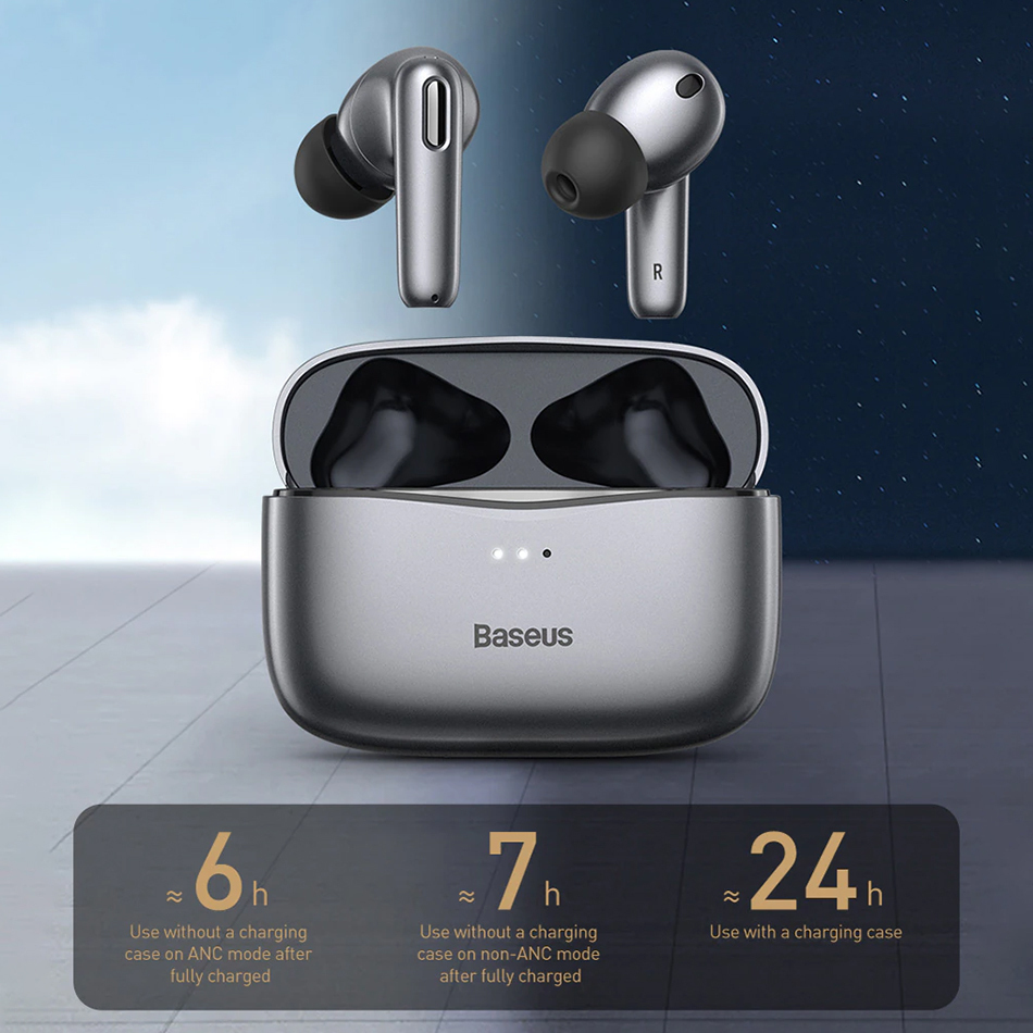 Baseus Simu S2 TWS Noise Cancelling Bluetooth Wireless Earphones
