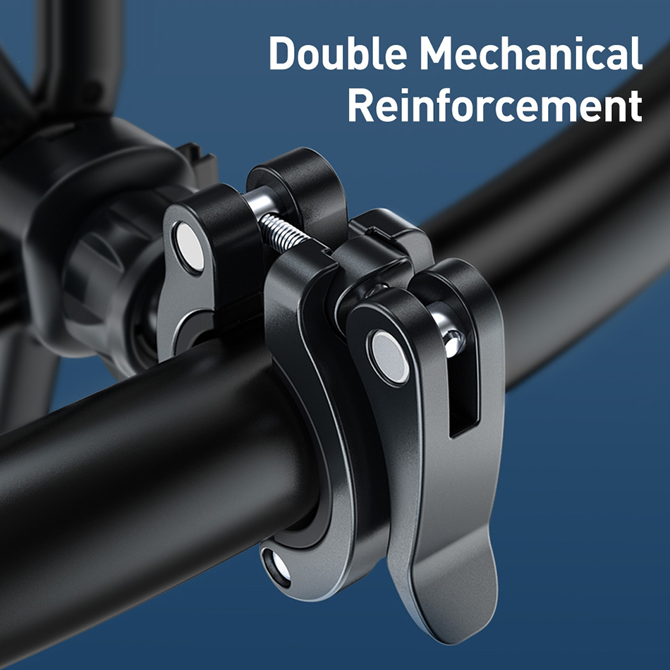 Baseus Quick Lock Bike Motorcycle Holder Handlebar Bracket Mount