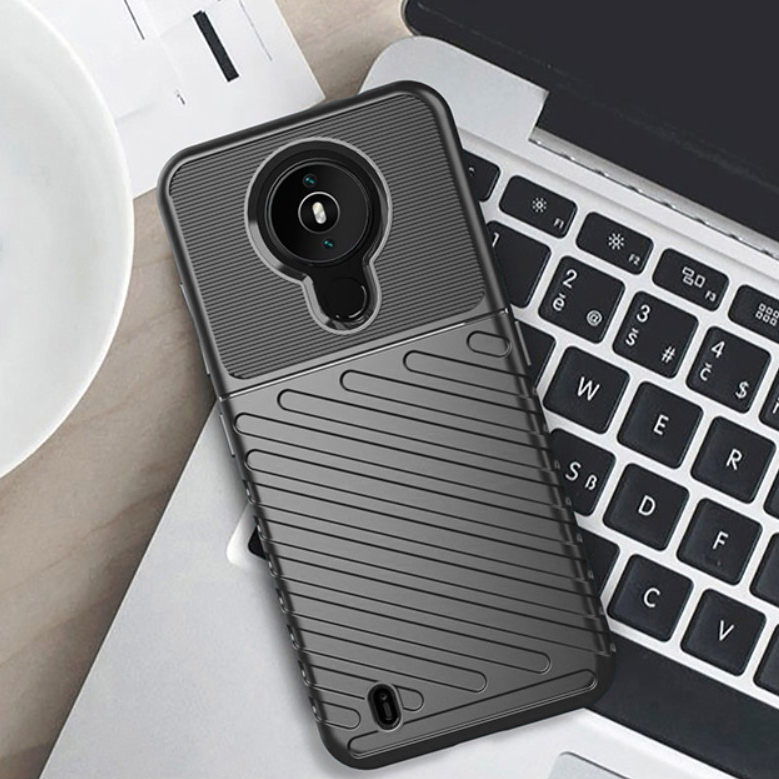Flexi Thunder Shockproof Case for Nokia 1.4 (Black)