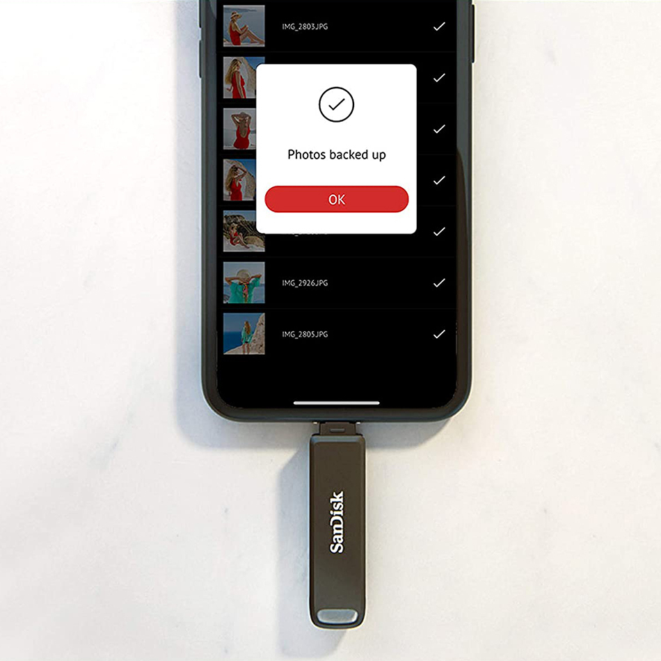 SanDisk iXpand 64GB USB-C / Lightning Flash Drive Luxe for iPad