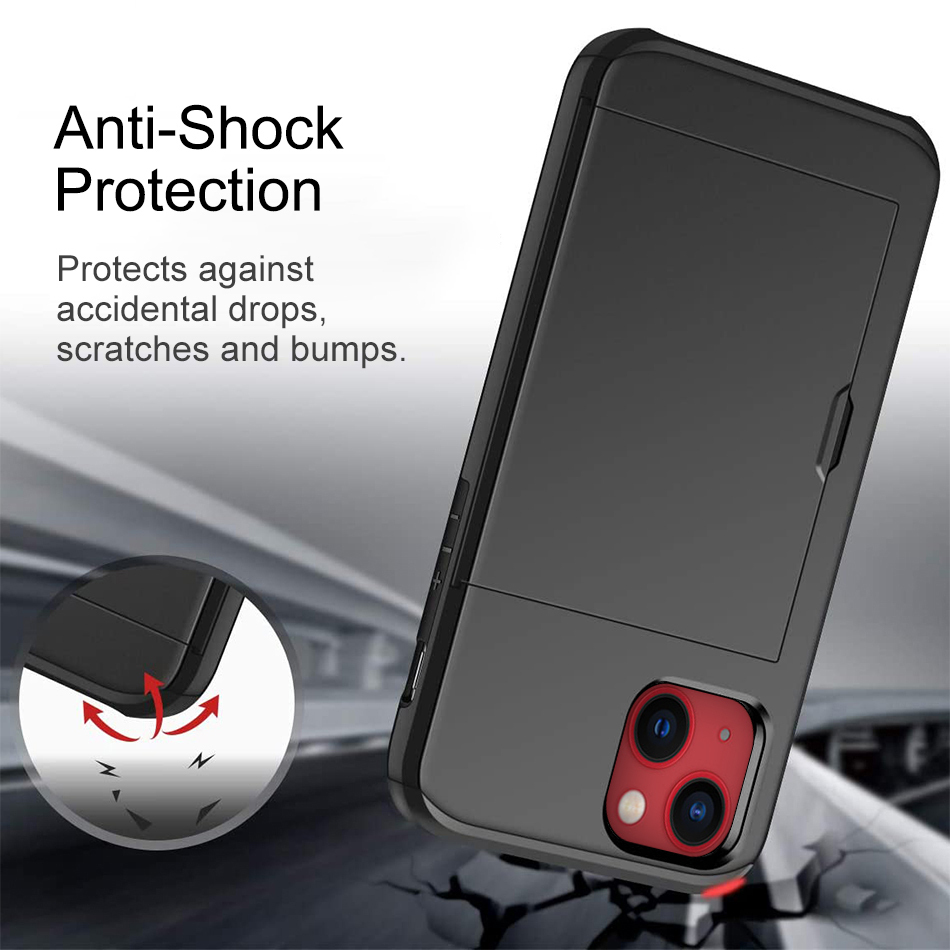 Tough Armour Slide Case Card Holder for Apple iPhone 13