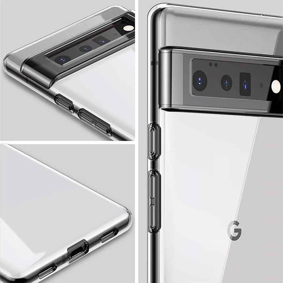 Flexi Slim Gel Case for Google Pixel 6 Pro (Clear)