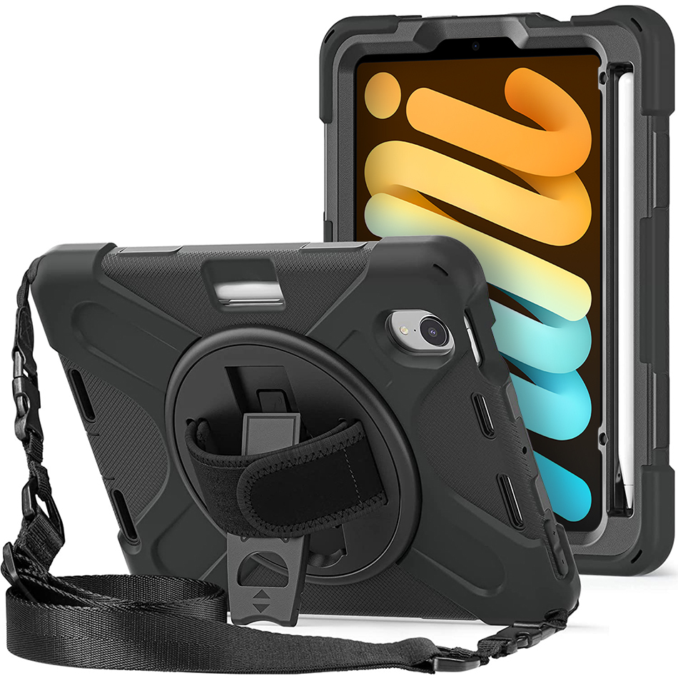 360 Hand Holder Shockproof Case for iPad Mini 7th / 6th Gen 2024