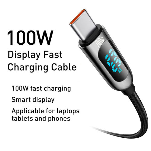 Baseus Power Display 100W USB Type-C Charging Cable (1m)