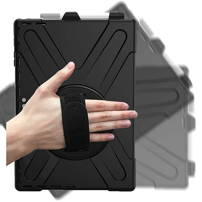 360 Hand Holder Strap Shockproof Case for Surface Pro 7 / 6 / 5