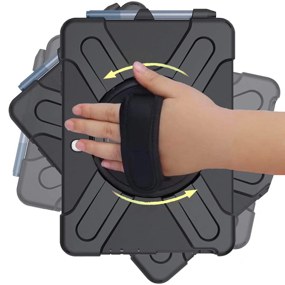 360 Hand Strap Shockproof Case for Microsoft Surface Go 4 / 3