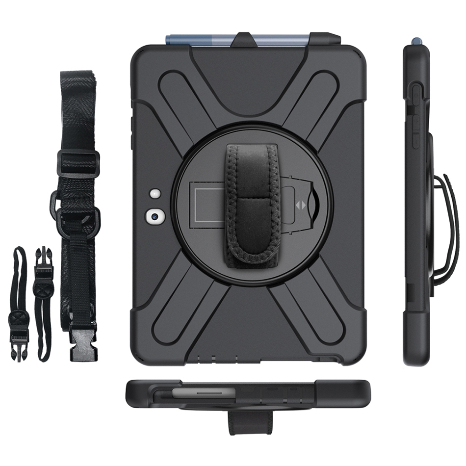 360 Hand Strap Shockproof Case for Microsoft Surface Go 4 / 3
