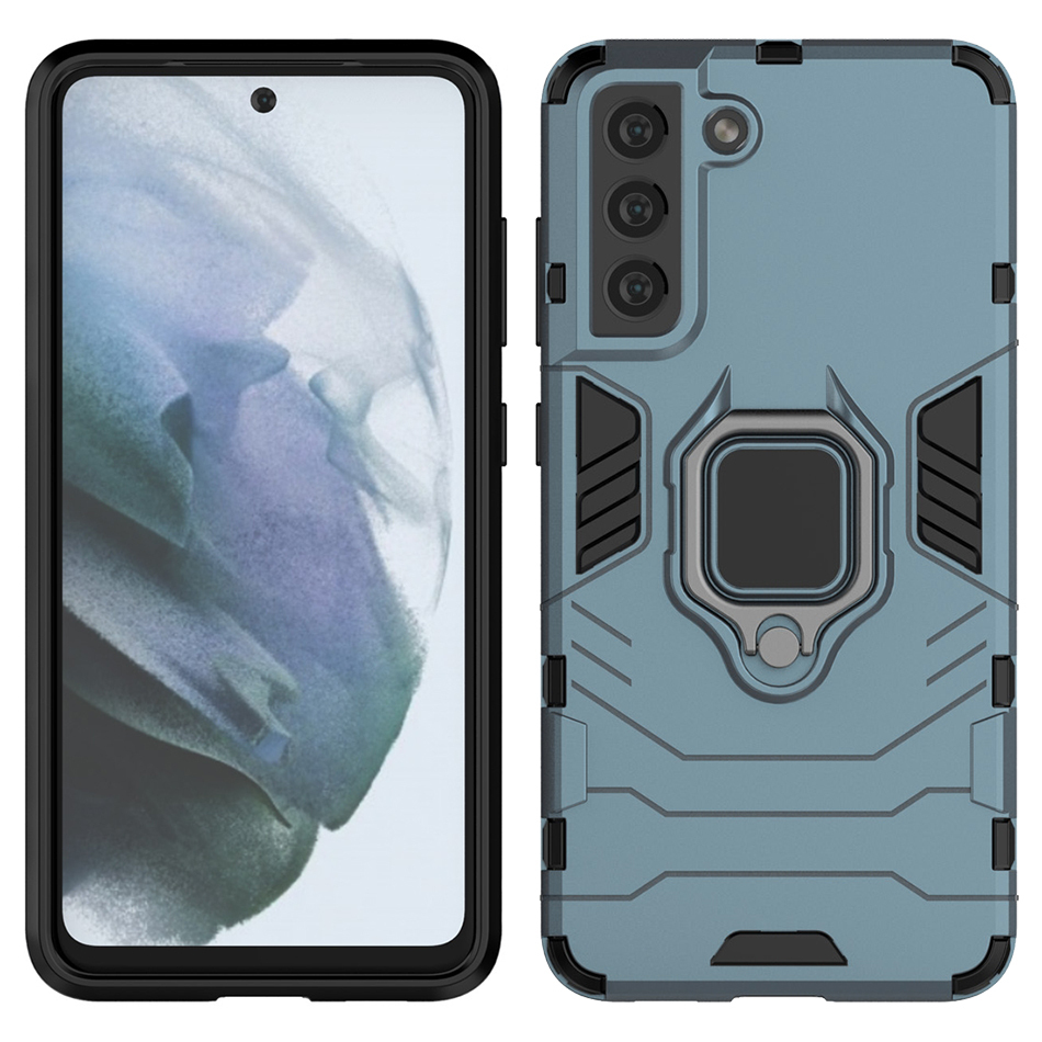 Slim Armour Shockproof Case for Samsung Galaxy S21 FE (Blue)